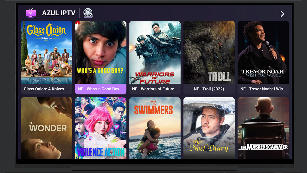 AZUL IPTV XTREAM, Multiple Format, Flutter AppMobile & Android TV, Admob by Azul_Mouad
